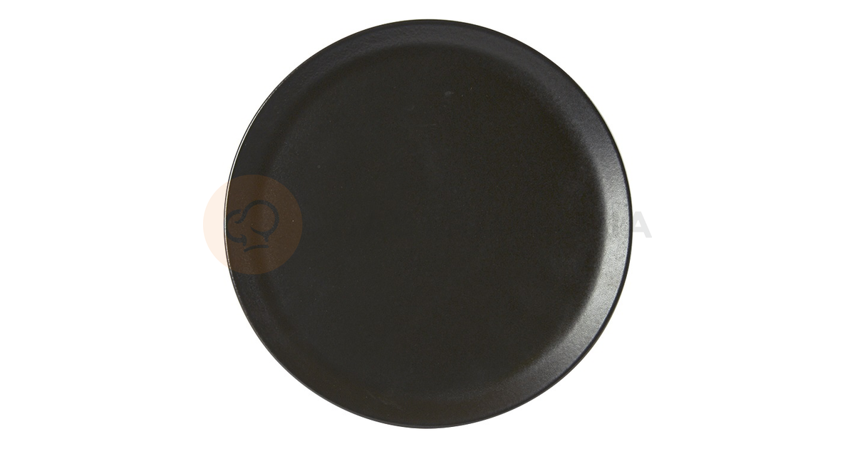 Talíř na pizzu z porcelánu, 32 cm, černý | PORLAND, Seasons Coal