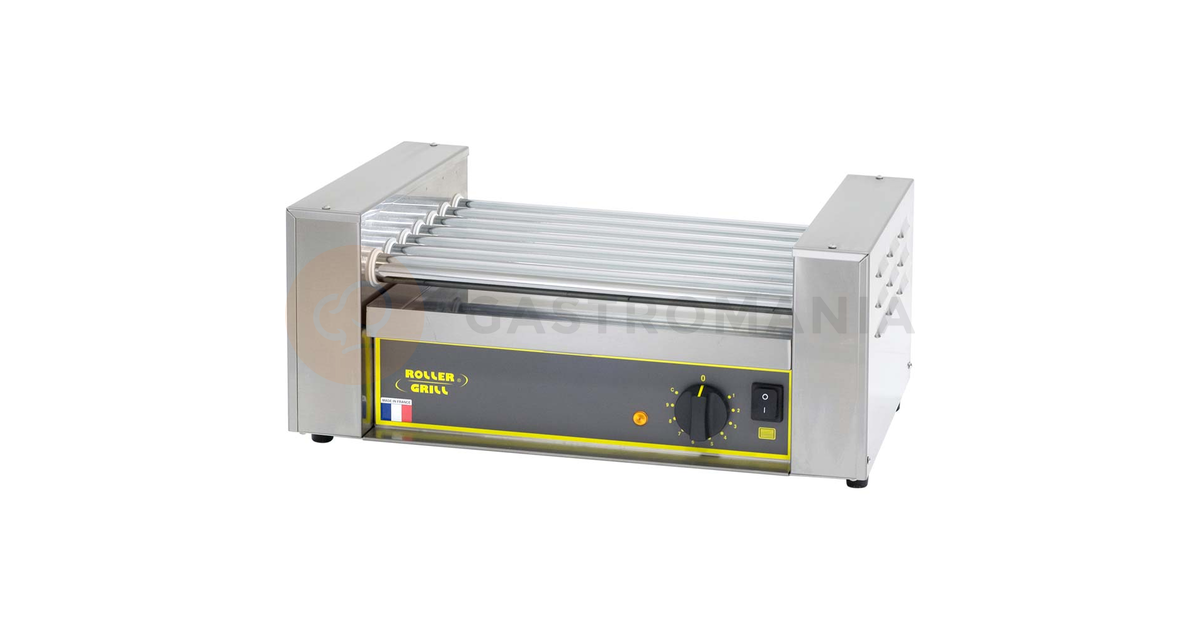 Ohřívač párků se 7 opékajícími válci | ROLLER GRILL, 777301
