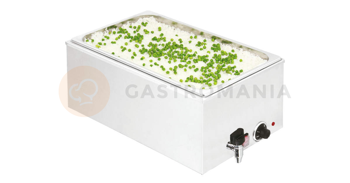 Vodní lázeň BM 1/1 165BT s výpustí | GASTRO-TIP, 4280070