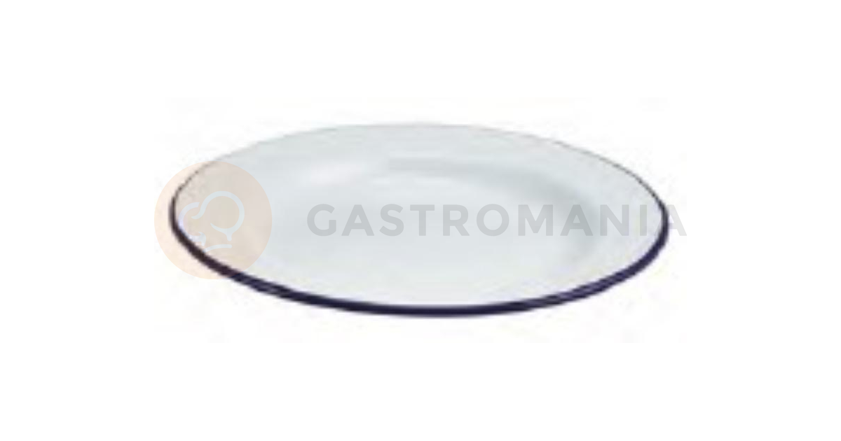 Plytký talíř 260x30 mm, smaltovaný | GENWARE, Enamel Wide