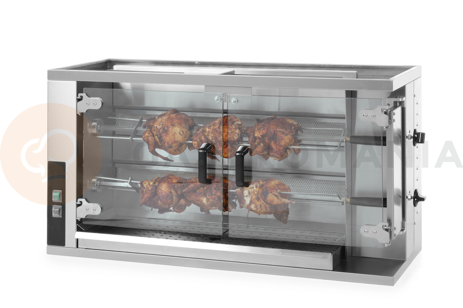 Plynový gril pro 8-10 kuřat | HENDI, 226063