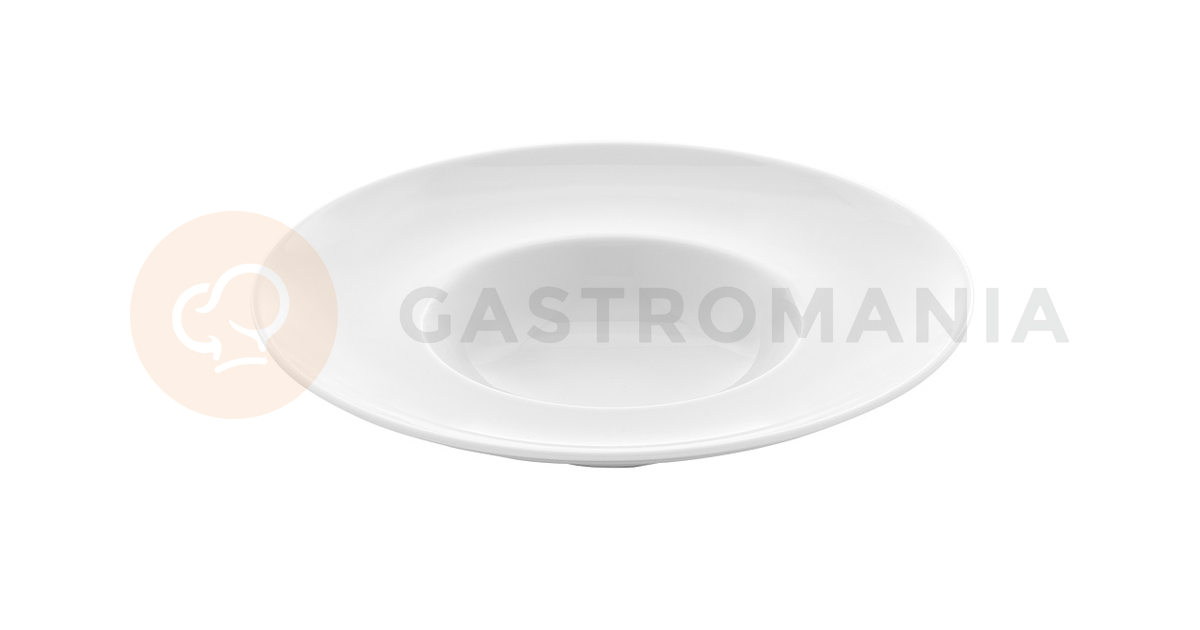 Hluboký talíř z porcelánu se širokým okrajem, Ø 27 cm, bílý | FINE DINE ...