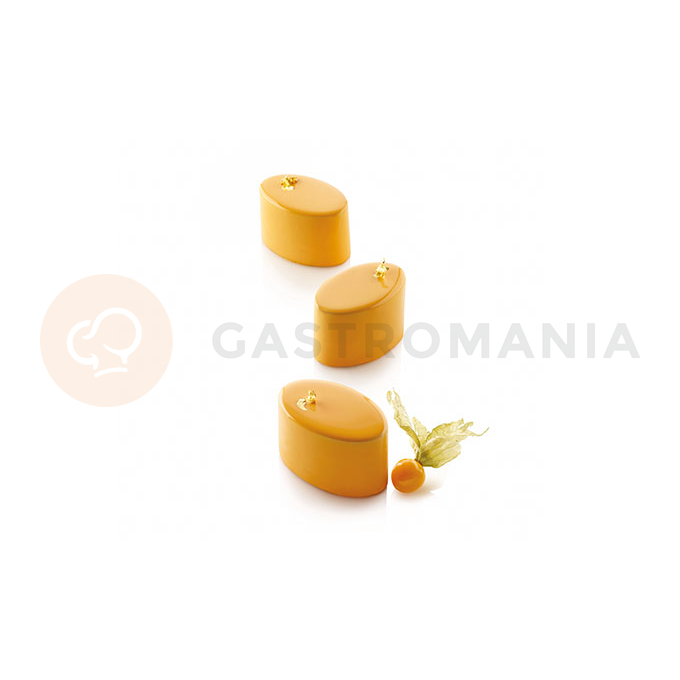 Silikonová forma na zákusky a monoporce - 5x 76x47x45 mm, 125ml - Multiflex Oval 125 ...