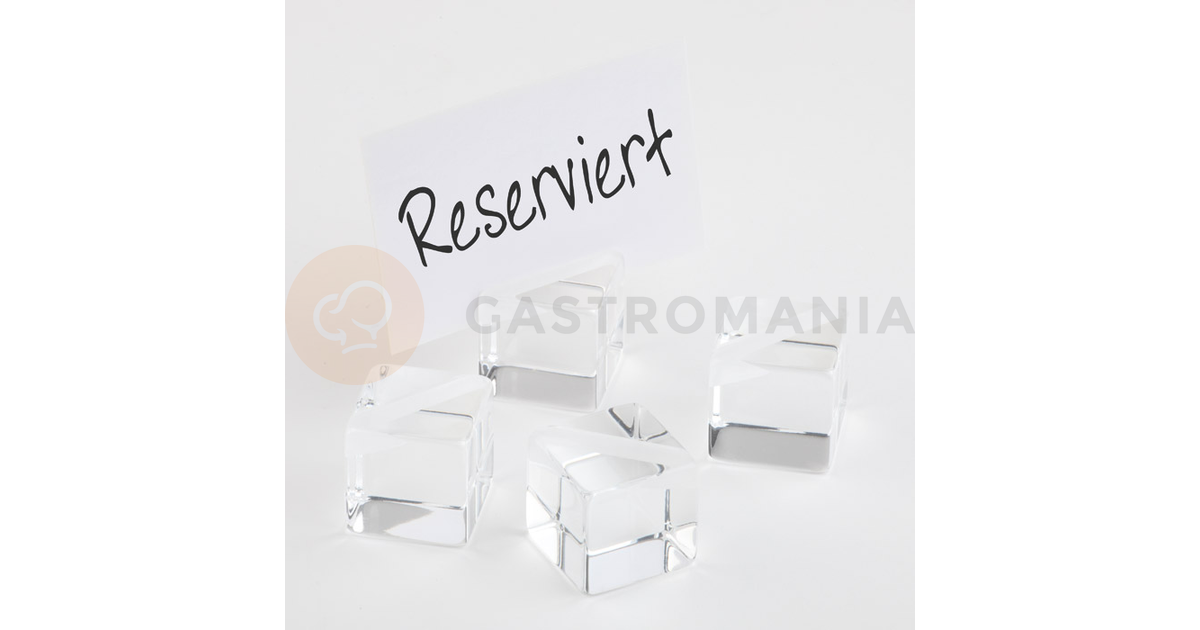 Stojan univerzální na etikety 30x30x30 mm,sada 4 ks | APS, Würfel