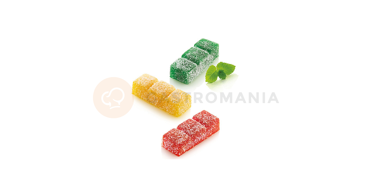 Forma na želé, bonbóny, čokoládky - obdelník, 12x 60x22x16 mm, SG10 ...