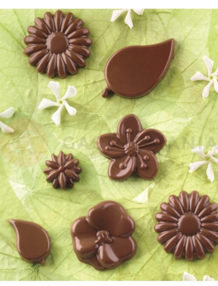 Forma na pralinky a čokoládky - rostliny, 12x - SCG44 Choco Garden ...