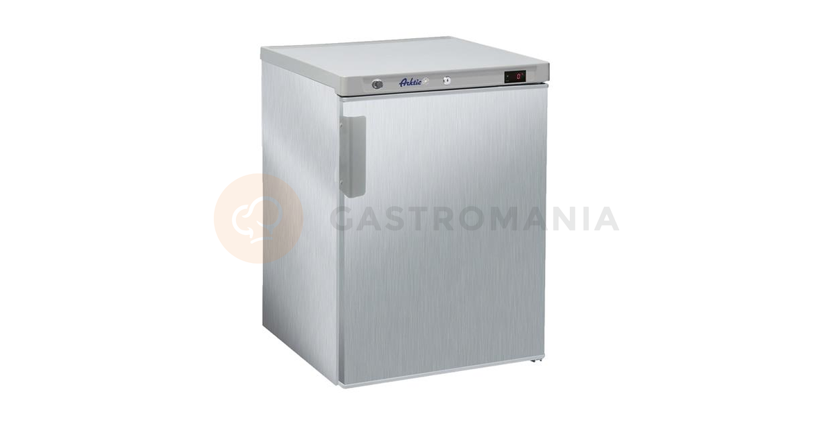 Mraznička pod pracovní stůl Budget Line opláštění z nerezové oceli 200 ...