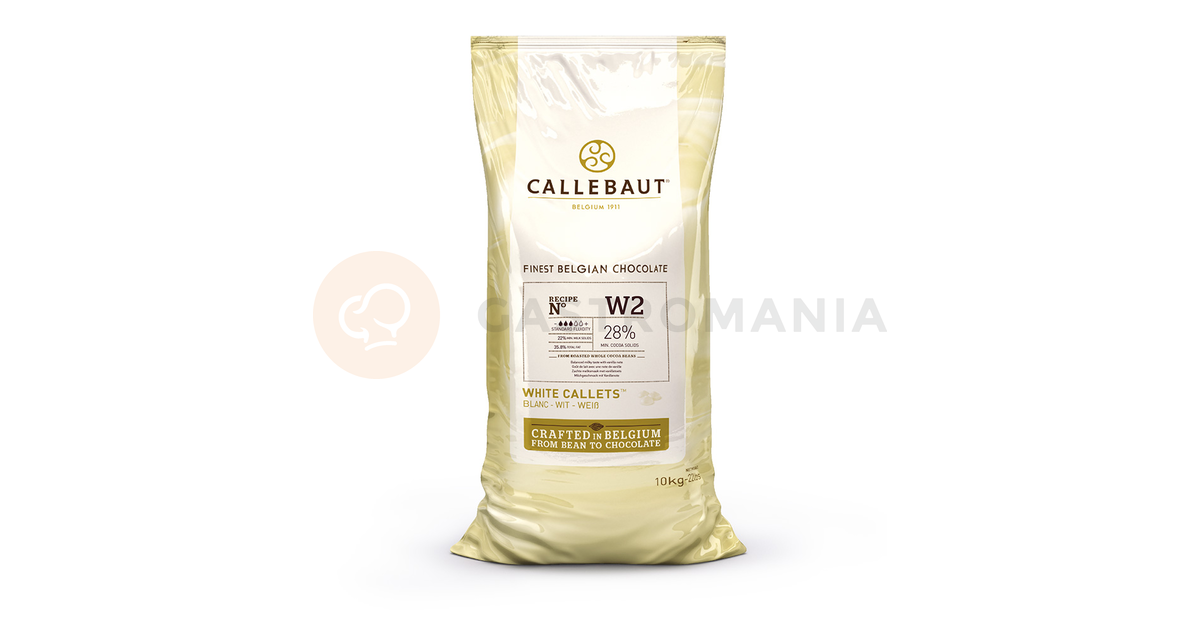 Bílá čokoláda 28% Callets 10 kg balení | CALLEBAUT, W2NV-01B